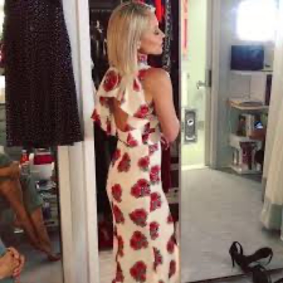 Alexander McQueen | Dresses | Alexander Mcqueen Silk Poppy Print Dress ...